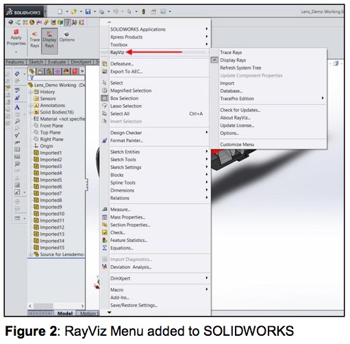 RayViz for SOLIDWORKS