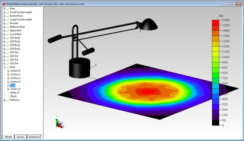 Optical and Illumination Simulation, Design & Analysis Tool. TracePro