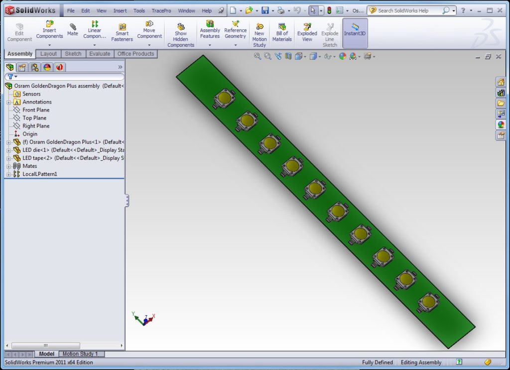 RayViz, TracePro integration with the more popular CAD system, SOLIDWORKS.